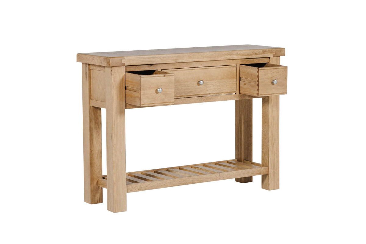 Delaney Console Table Oak – RightPrice